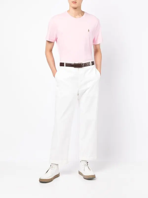 Polo Ralph Lauren Logo-print Short-sleeved T-shirt - Pink