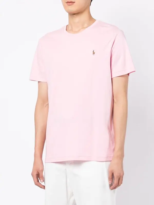 Polo Ralph Lauren Logo-print Short-sleeved T-shirt - Pink