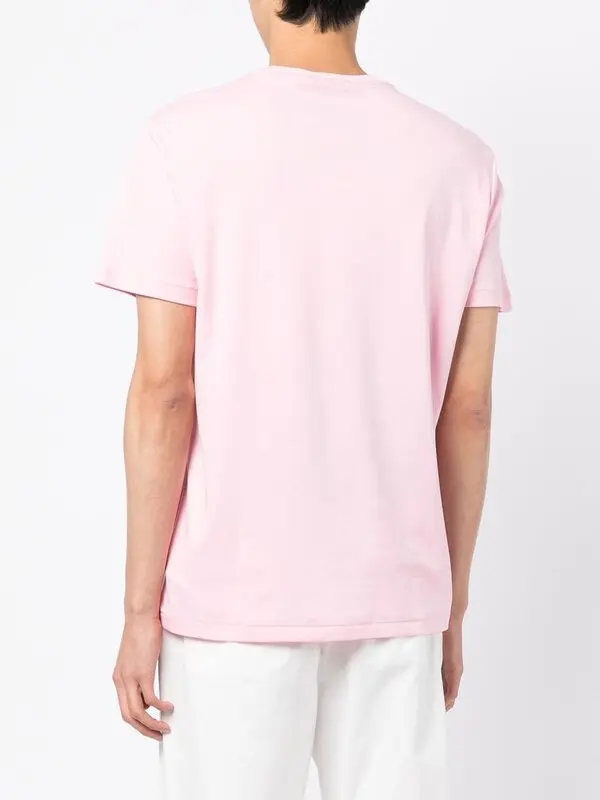Polo Ralph Lauren Logo-print Short-sleeved T-shirt - Pink