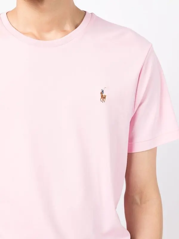 Polo Ralph Lauren Logo-print Short-sleeved T-shirt - Pink