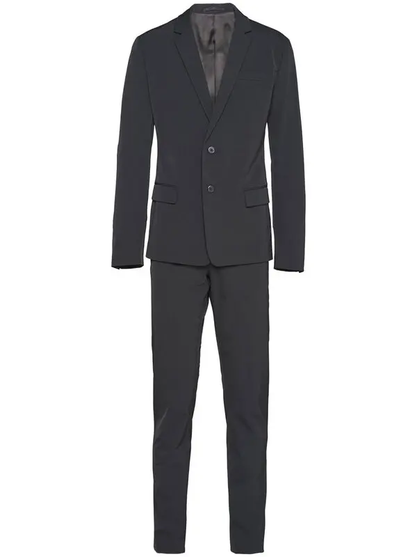 Prada Single-breasted Suit - Black