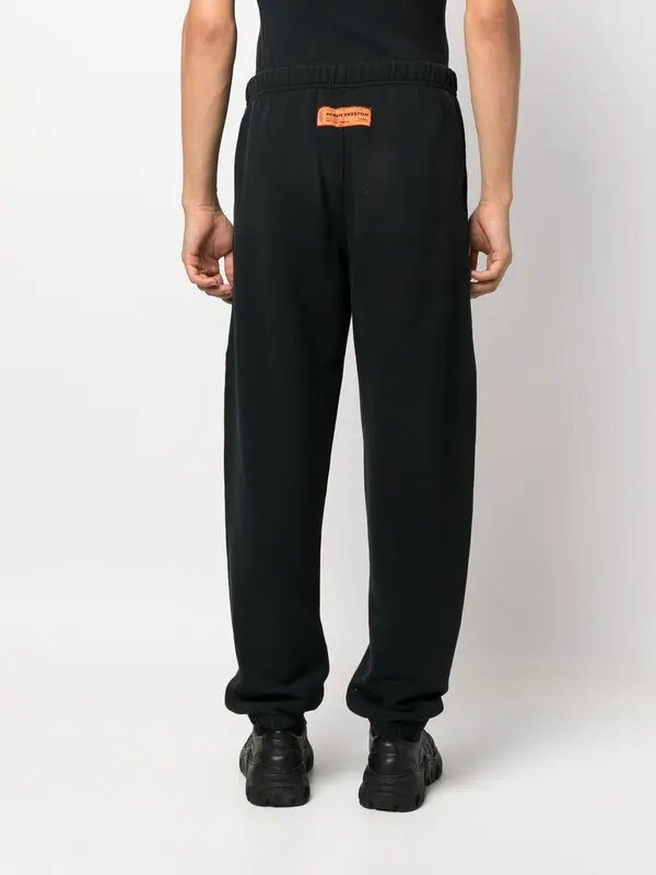 Heron Preston Ctnmb Logo-print Track-pants - Black