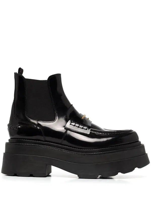Alexander Wang Carter Platform Loafer Boots