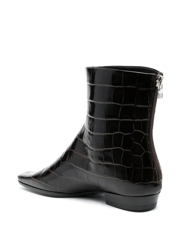 TOTEME The Western Crocodile-effect Boots