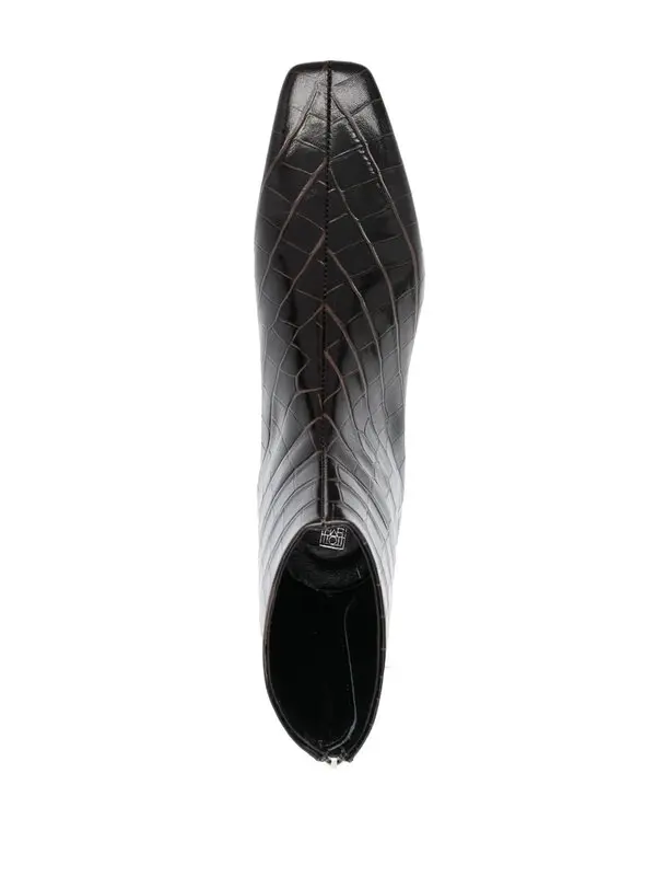 TOTEME The Western Crocodile-effect Boots