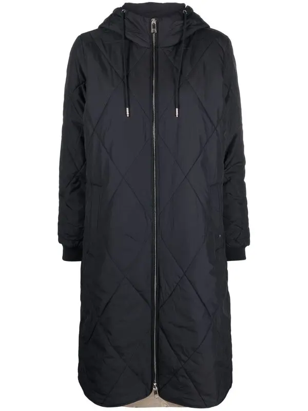 Tommy Hilfiger Diamond-quilted Hooded Coat