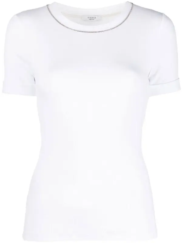 Peserico Stretch-jersey Micro-rib T-shirt