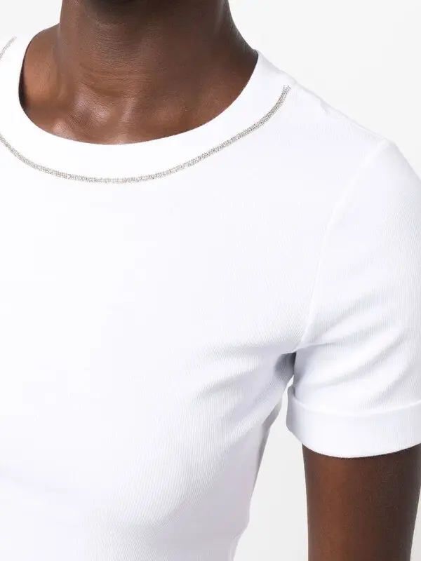 Peserico Stretch-jersey Micro-rib T-shirt