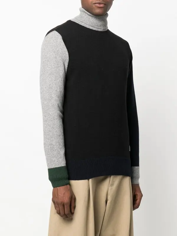 THE POWER FOR THE PEOPLE High-neck Wool Jumper