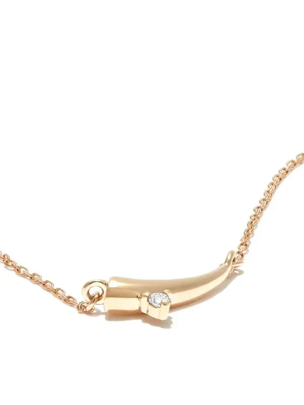 Adina Reyter 14kt Thorn Diamond Necklace