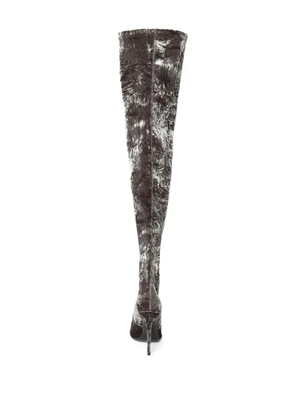 Saint Laurent Ella 110mm Thigh-high Boots