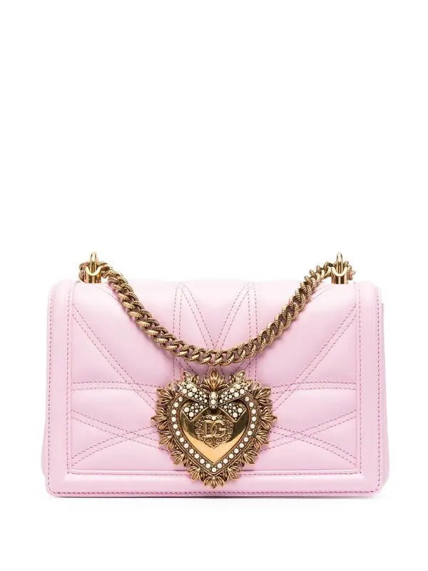 Dolce & Gabbana Medium Devotion Quilted Shoulder Bag