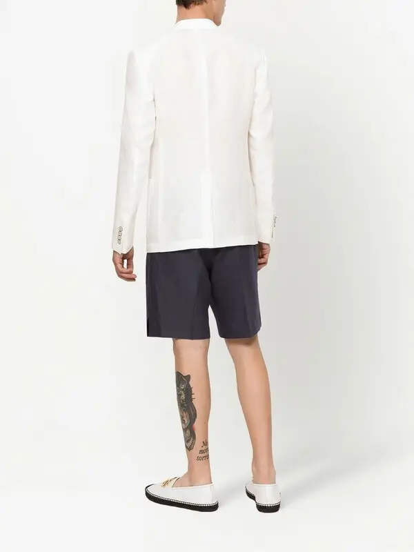Dolce & Gabbana Single-breasted Linen Blazer