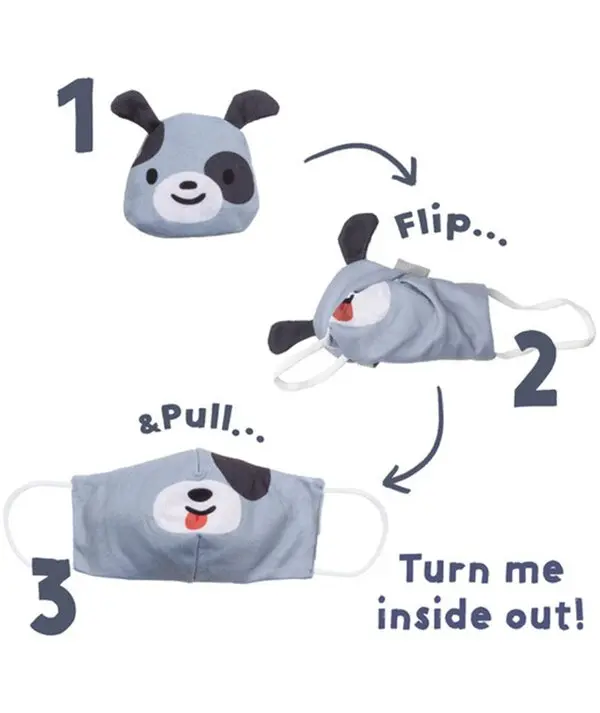 CUBCOATS Kids Packable Wristlet Face Mask Buddies
