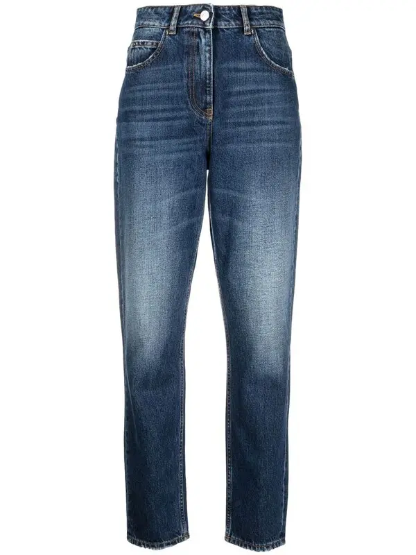 IRO PARIS Light-wash Fitted Jeans