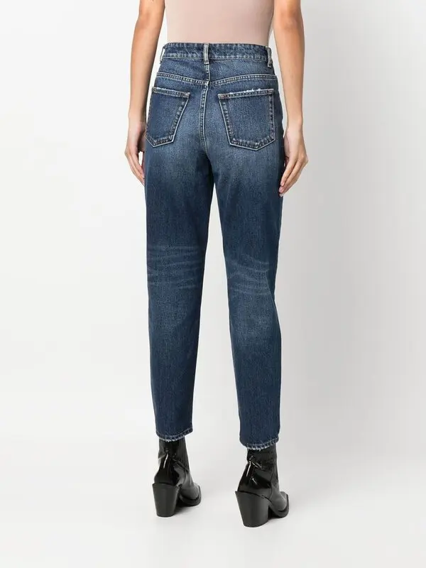 IRO PARIS Light-wash Fitted Jeans