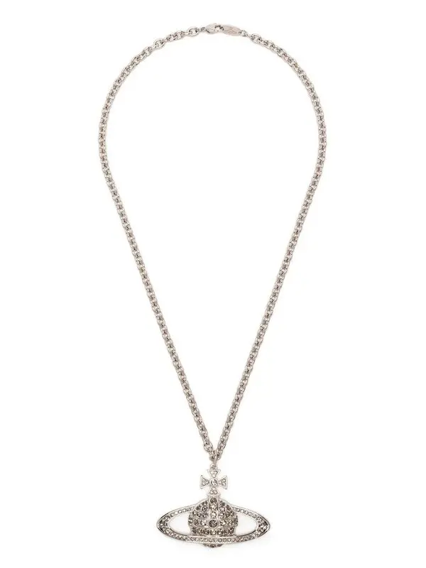 VIVIENNE WESTWOOD Bas Relief Orb Necklace - Silver