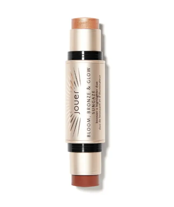 JOUER COSMETICS Bloom, Bronze & Glow Bronzer + Highlighter Duo