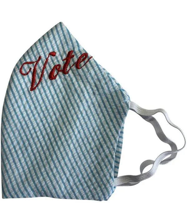 MINO Maman & Mini Embroidered "vote" Face Masks