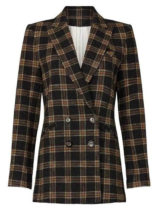Veronica Beard Oria Plaid Dickey Jacket