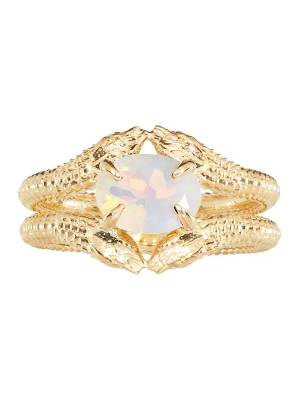 DIGBY AND IONA Opal Tetrad Nagini Ring