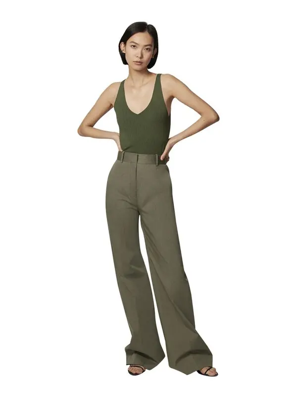 Another Tomorrow Wide Leg Pant