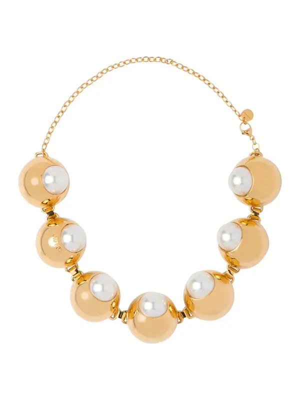 Miu Miu Choker With Pearls
