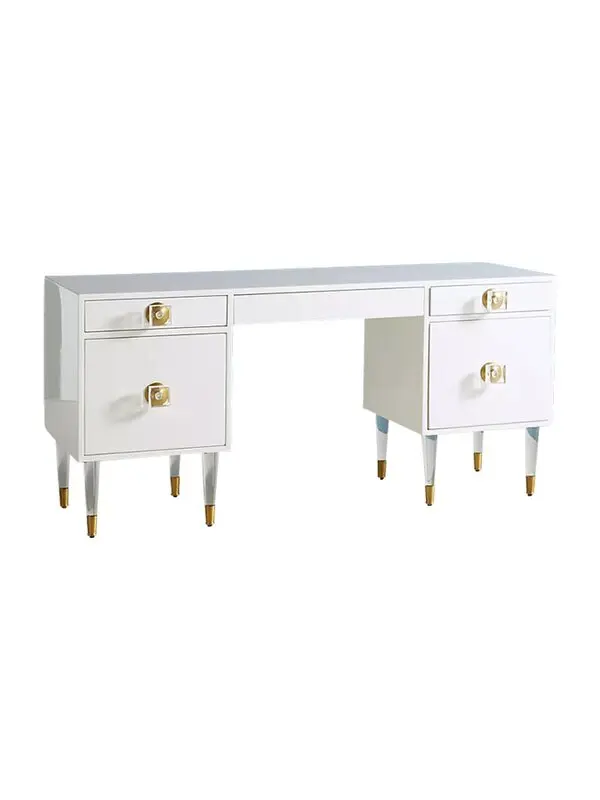 Anthropologie Lacquered Regency Desk