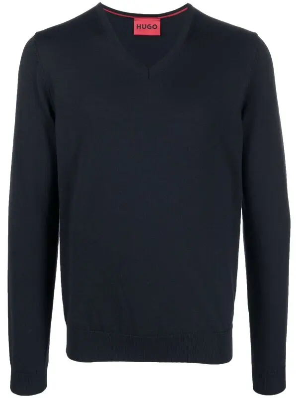 Hugo V-neck Long-sleeve Jumper