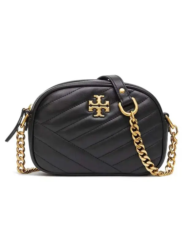 Tory Burch Black Kira Chevron Camera Bag
