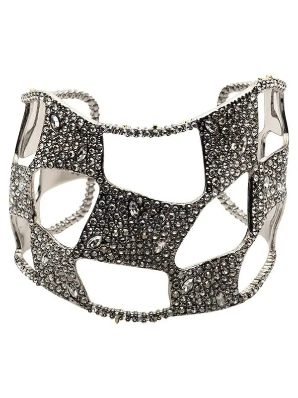 Alexis Bittar Pave Checkerboard Cuff