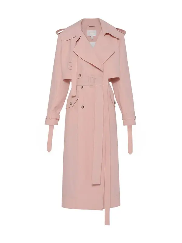 MATERIEL TBILISI Twill Utilitarian Blush Coat