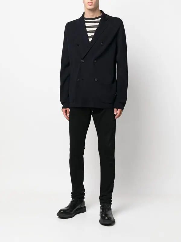 DRUMOHR Double-breasted Merino Wool Cardigan