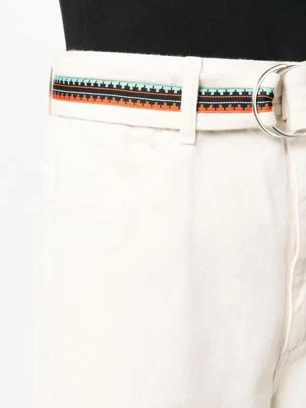 COUNTY OF MILAN Cross-embroidered Trousers