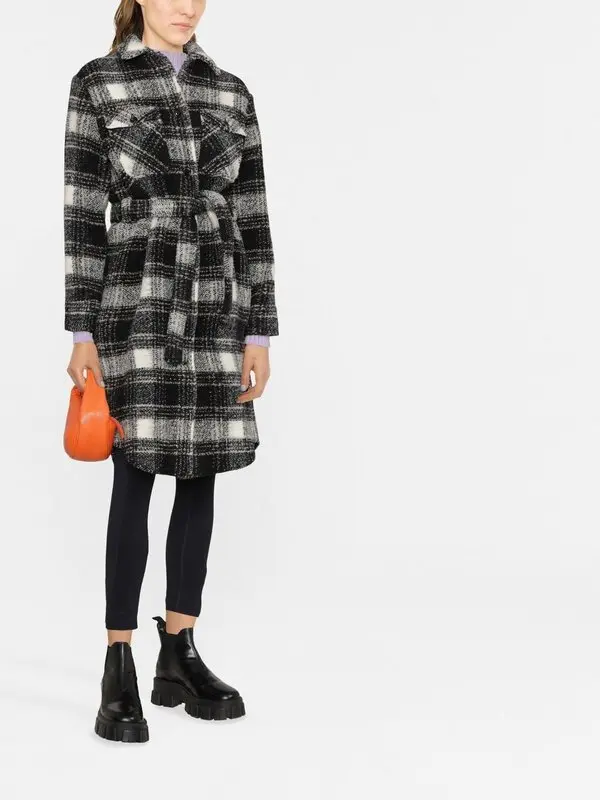 Woolrich Checked Wool-blend Shirt Coat
