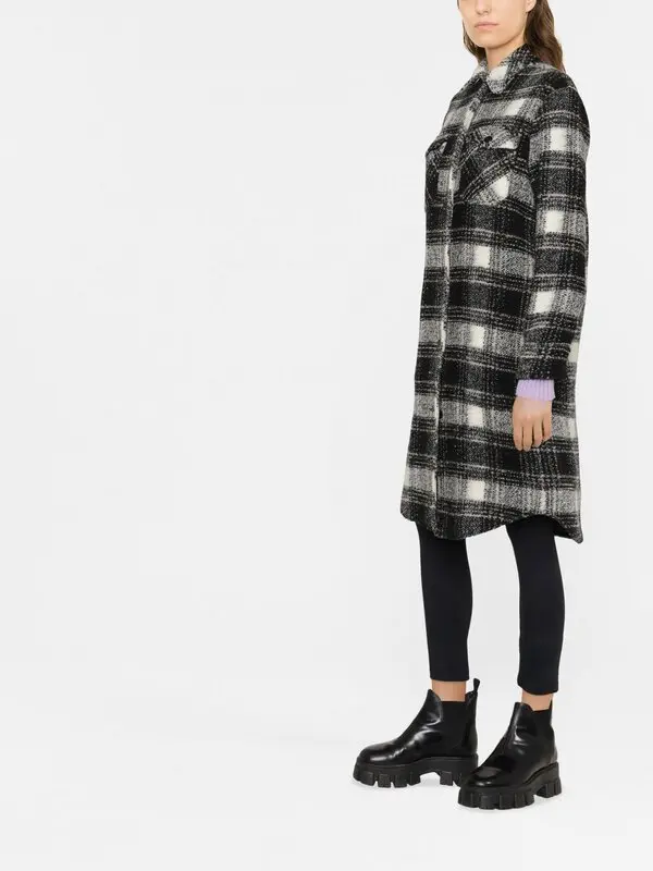 Woolrich Checked Wool-blend Shirt Coat
