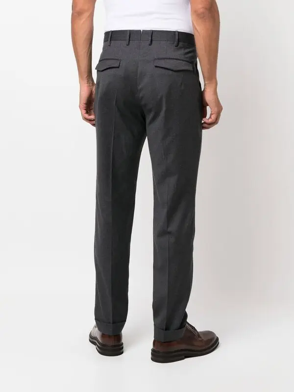 PT TORINO Tapered Slim-fit Trousers - Grey