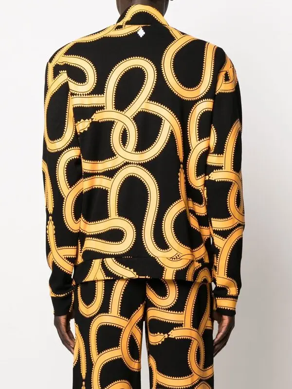 COUNTY OF MILAN Marcelo Burlon Snake-print Jacket