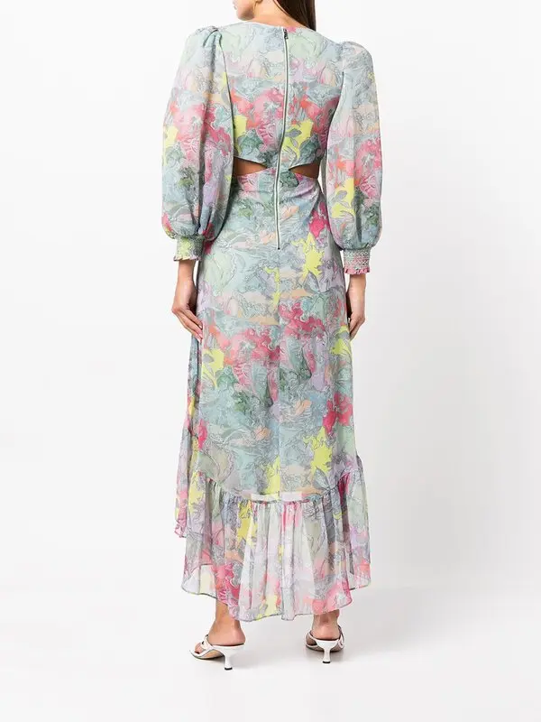 Alice + Olivia X Lola Schnabel Katia Maxi Dress