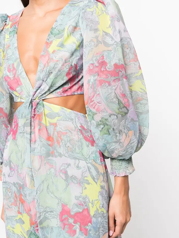 Alice + Olivia X Lola Schnabel Katia Maxi Dress