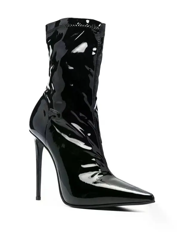 LE SILLA High-shine Ankle Boots