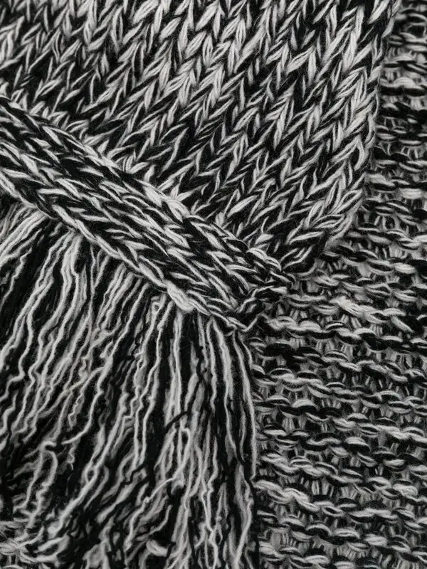 Aspesi Fringe-detail Wool Scarf