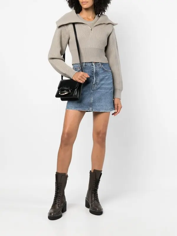 Chloé Kattie Leather Cross Body Bag - Black
