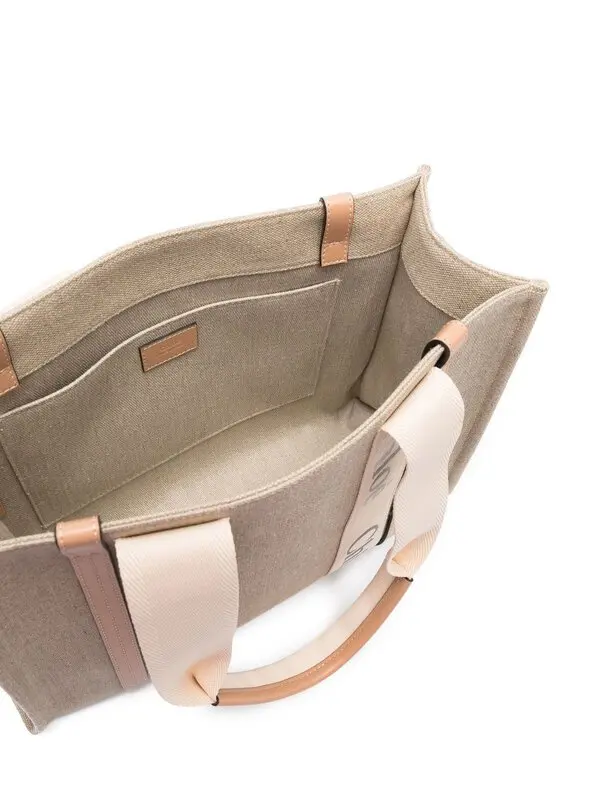 Chloé Woody Tote Bag - Neutrals