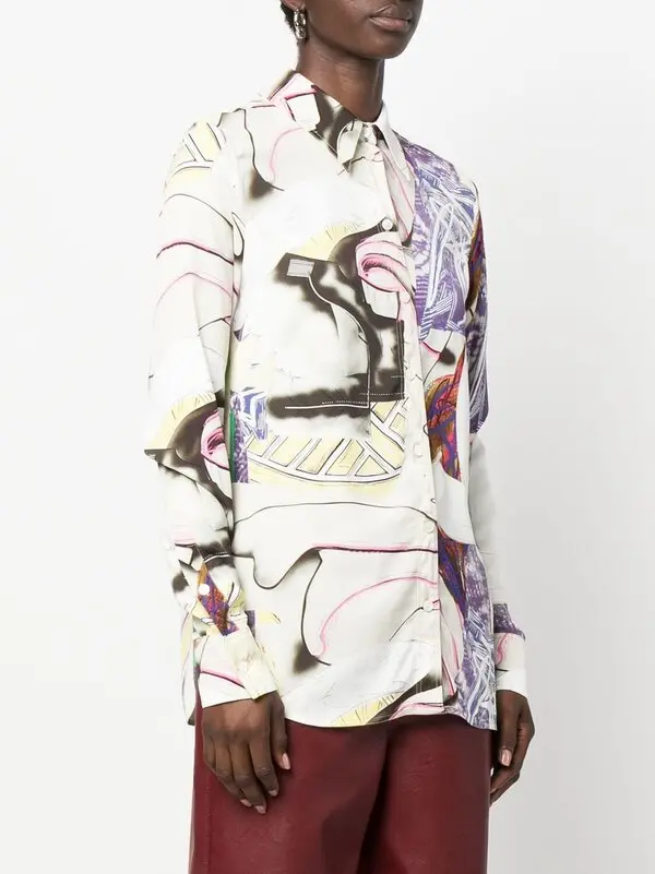Stella McCartney Abstract Print Buttoned Shirt