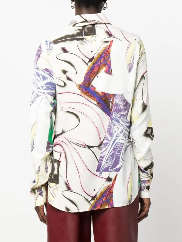 Stella McCartney Abstract Print Buttoned Shirt