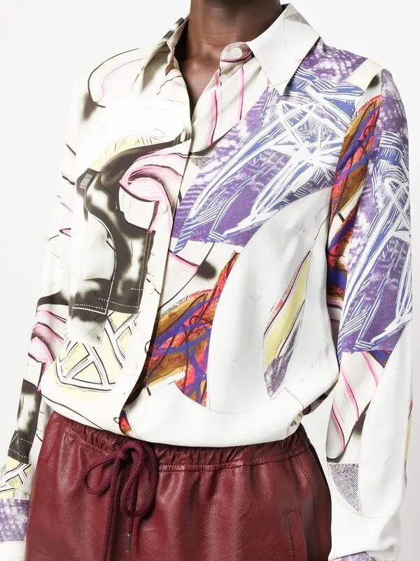Stella McCartney Abstract Print Buttoned Shirt