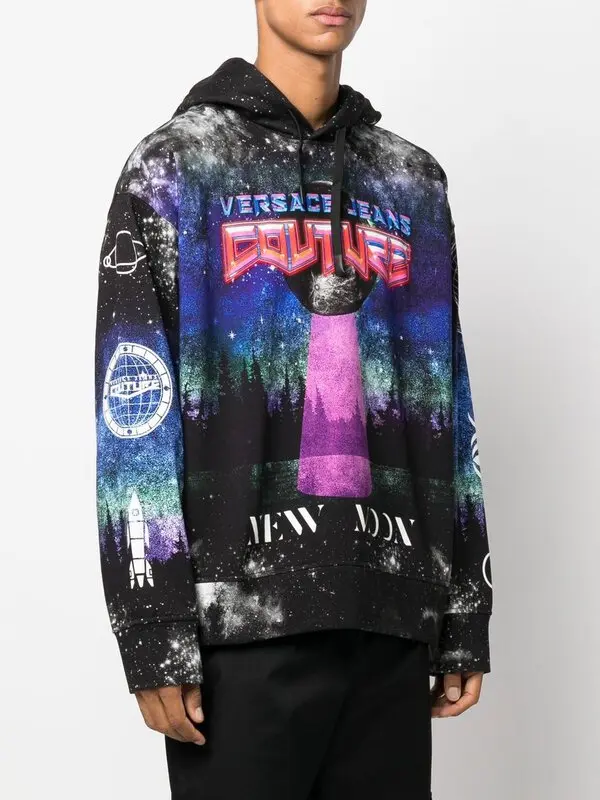 Versace Graphic-print Hoodie