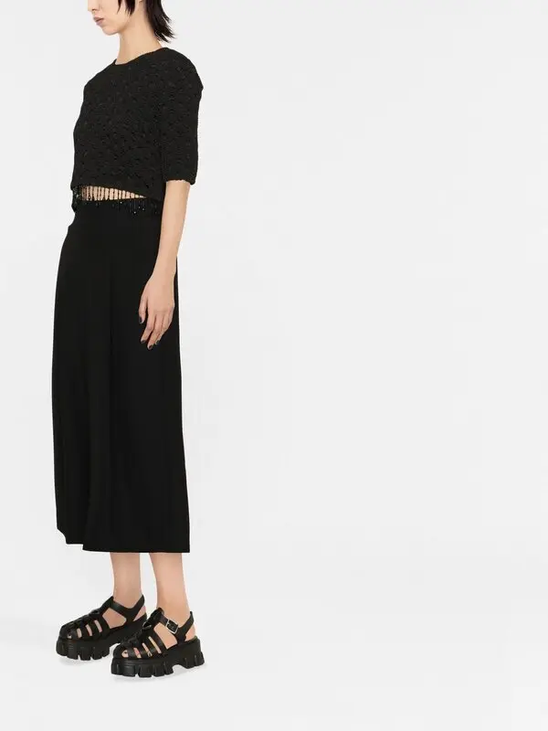 Viktor & Rolf Cropped Wide Leg Trousers