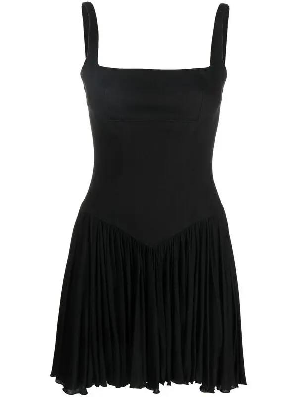 GIOVANNI BEDIN Square Neck Corset Minidress